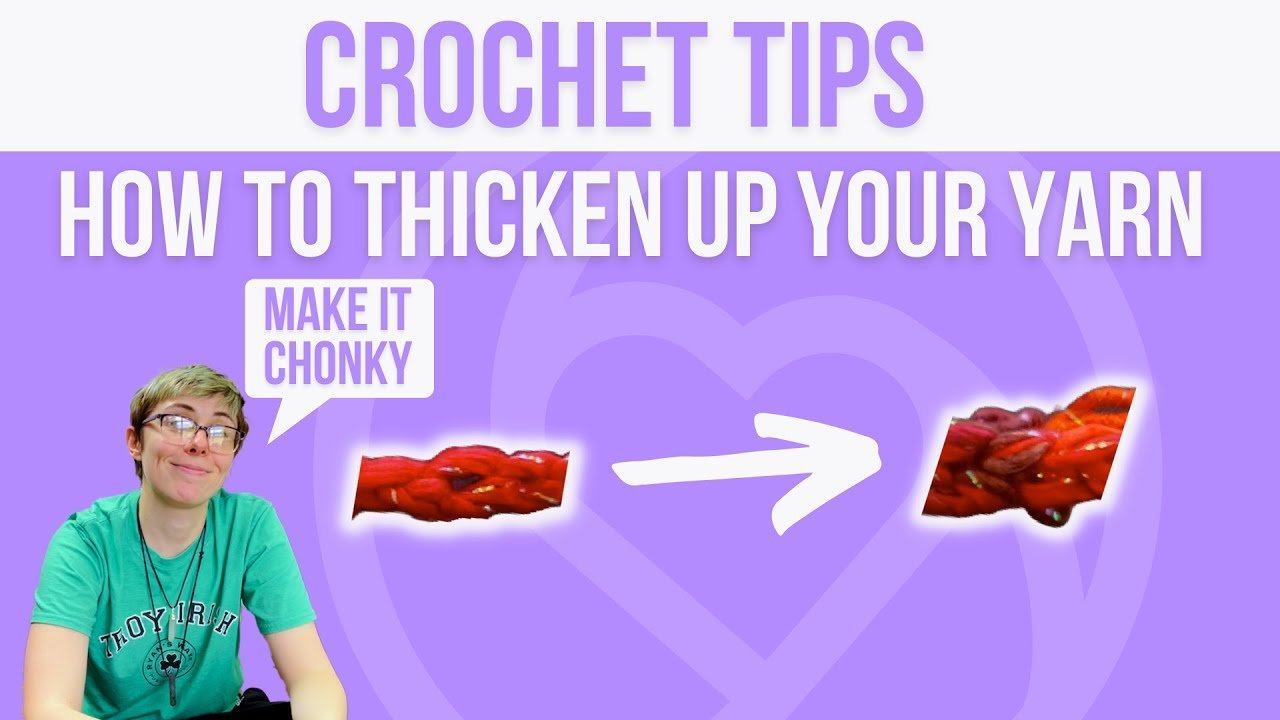 Crochet Tips: How to Thicken Up Your Yarn (Chain Plying Tutorial ...