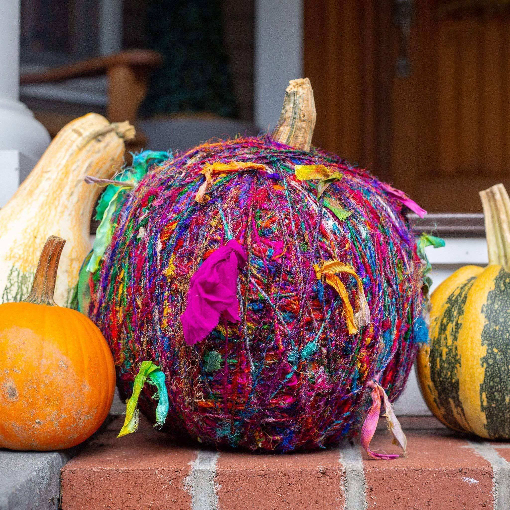 Darn Good Yarn’s Great Yarn Pumpkin: How to Make Your Own! | Darn Good Yarn