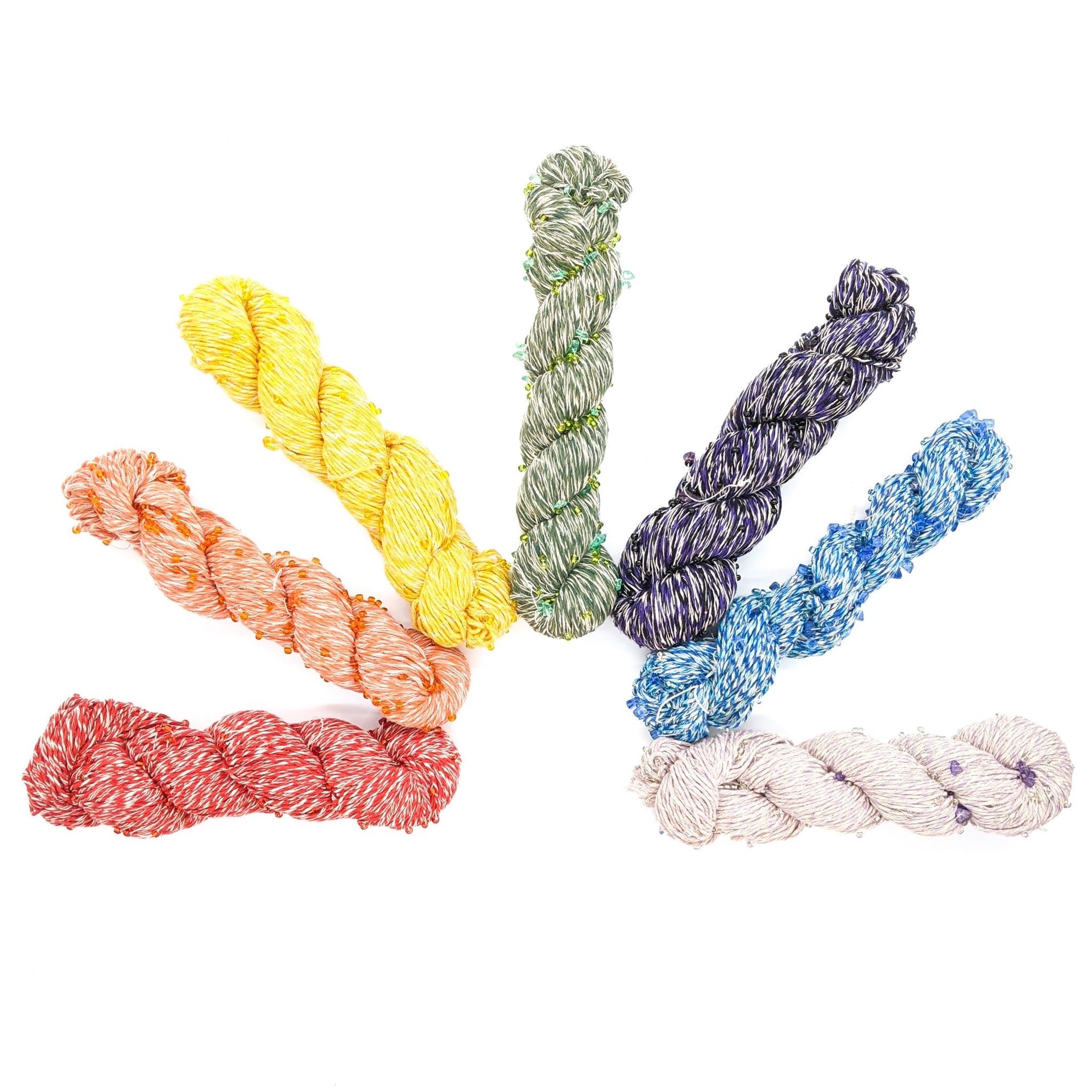 Chakra Beaded Cotton Yarn Overview | Darn Good Yarn