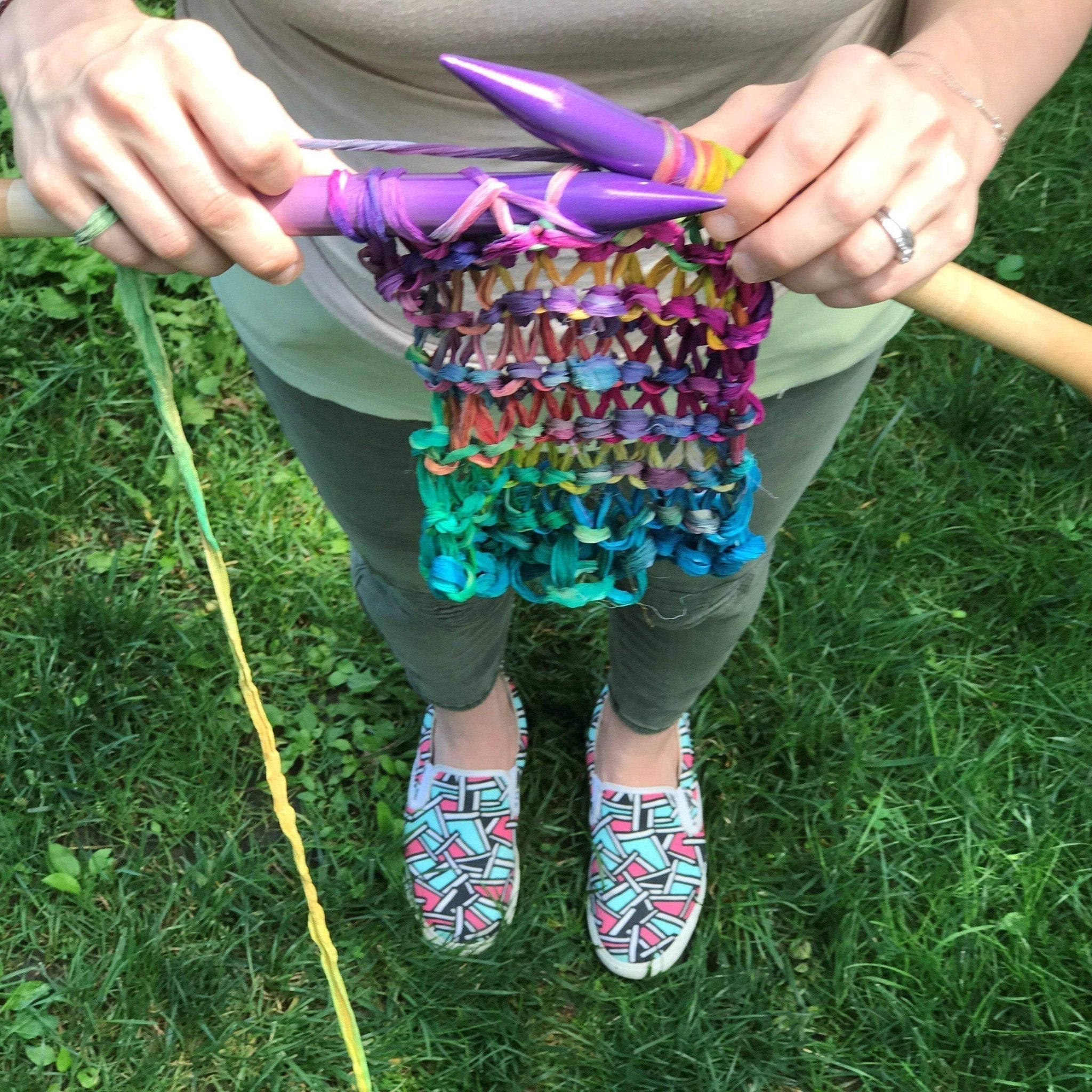 How To Celebrate World Knit In Public Day! | Darn Good Yarn