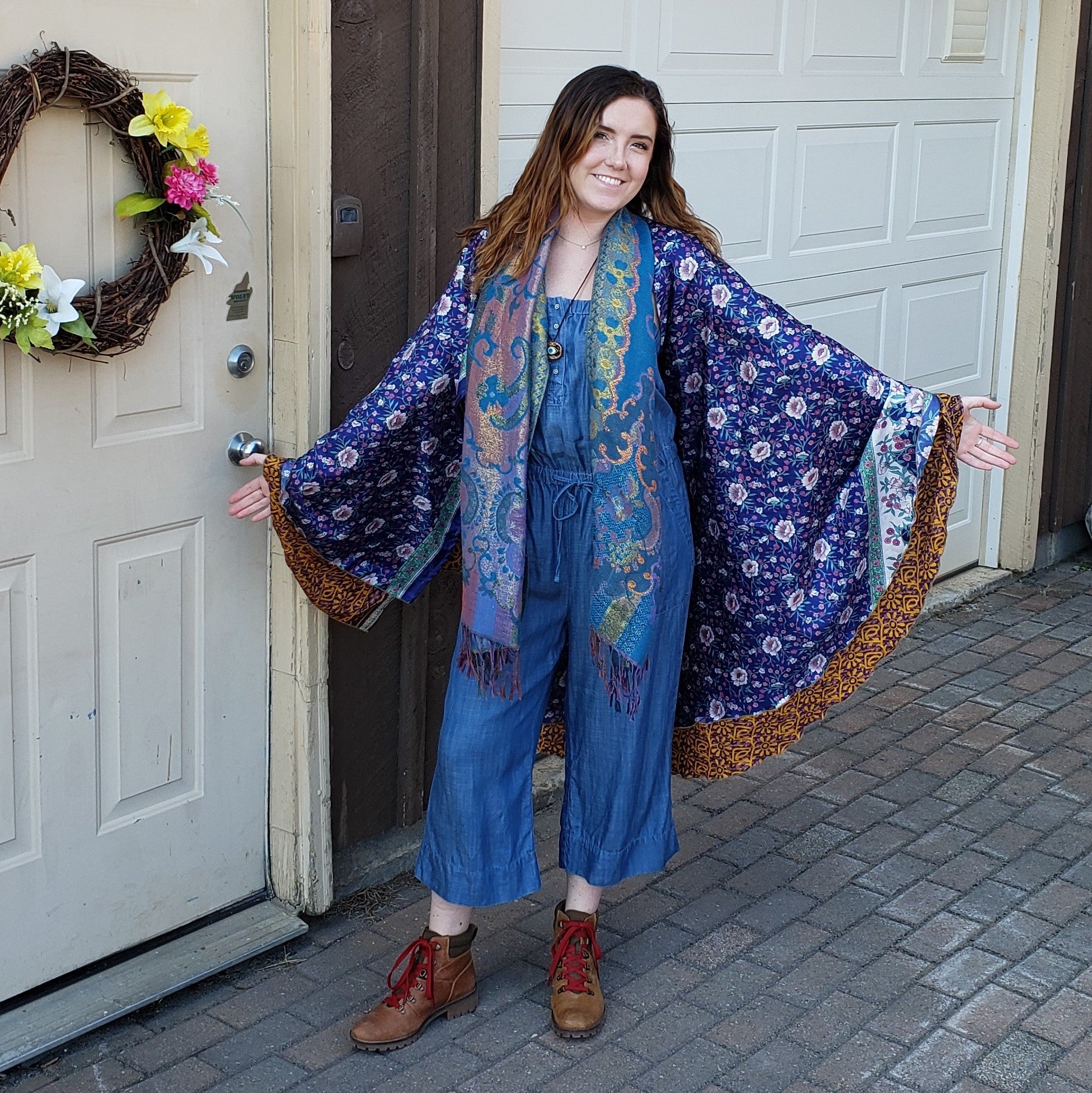 How To Fix Imperfections in Reclaimed Sari Clothing | Darn Good Yarn