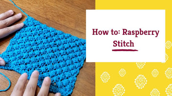 Knit Raspberry Stitch | Darn Good Yarn
