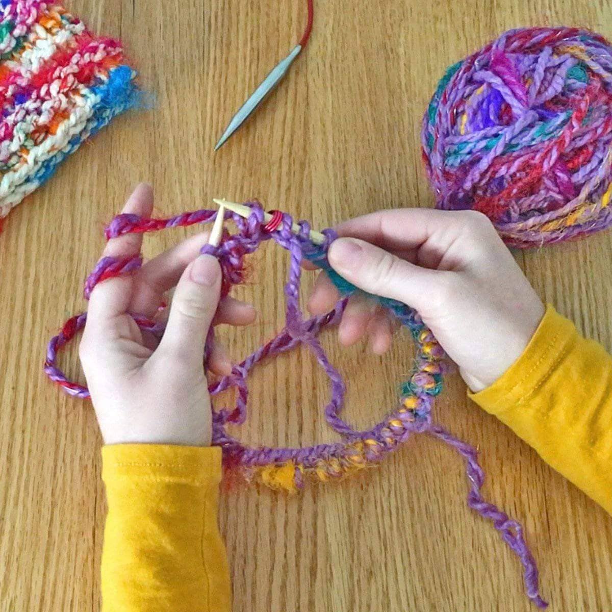 Best Yarn & Projects for Beginners | Darn Good Yarn