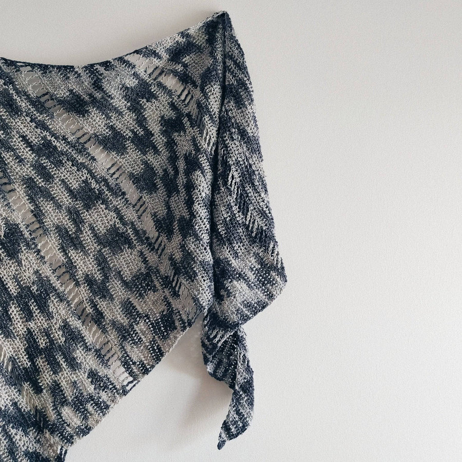 Star Stitch Lace Weight Shawl Pattern | Darn Good Yarn