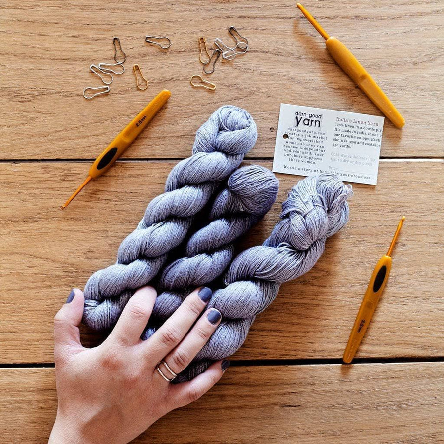 Crossed Stitched Top Crochet Kit | Darn Good Yarn