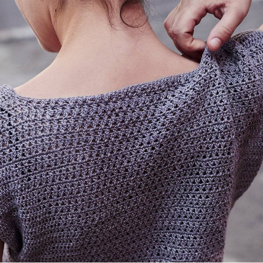 The Crossed Stitched Top Crochet Pattern | Darn Good Yarn