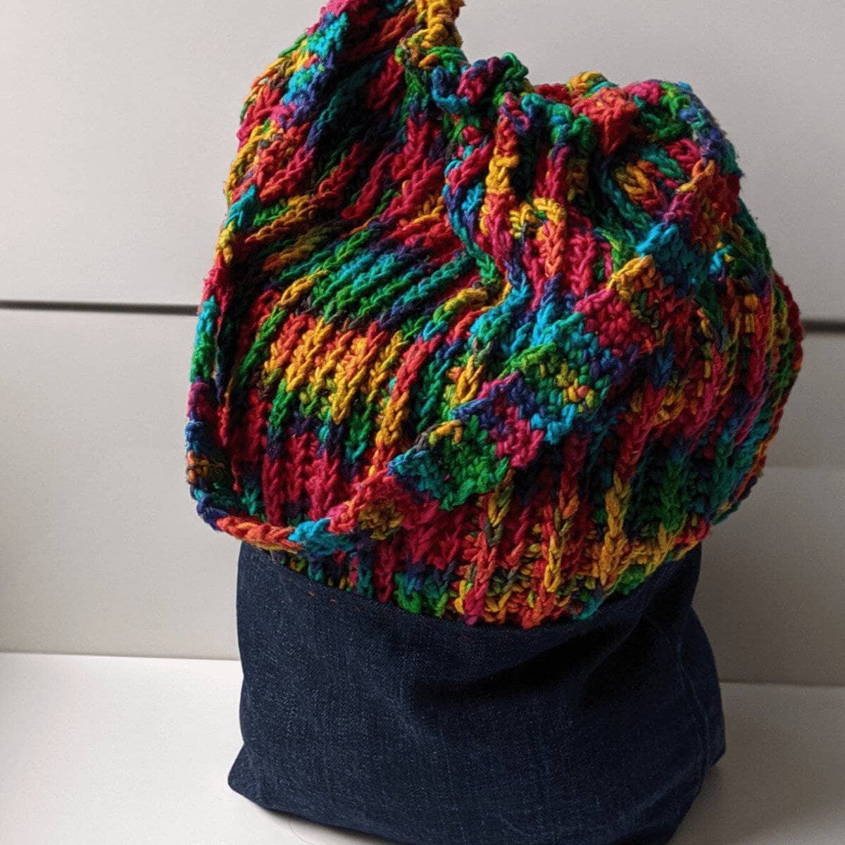 Upcycled Denim Bag Crochet Pattern | Darn Good Yarn